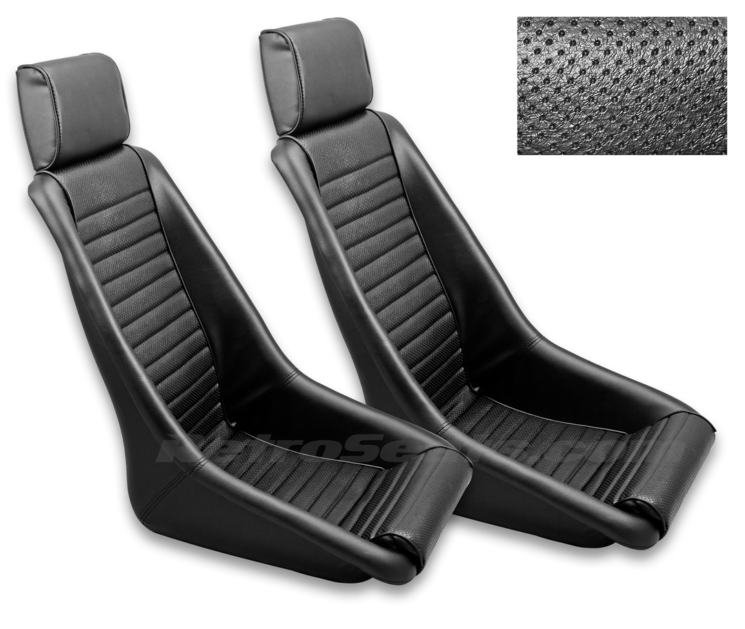Legend KPGC11 Retro Classic Vintage Racing Bucket Seats | (PVC / Perfo ...