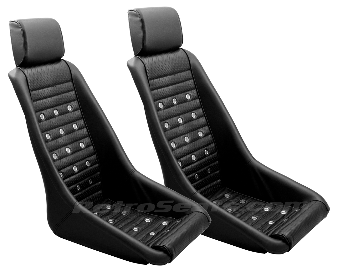 Legend KPGC10 Retro Classic Vintage Racing Bucket Seats | (PVC / Perfo ...