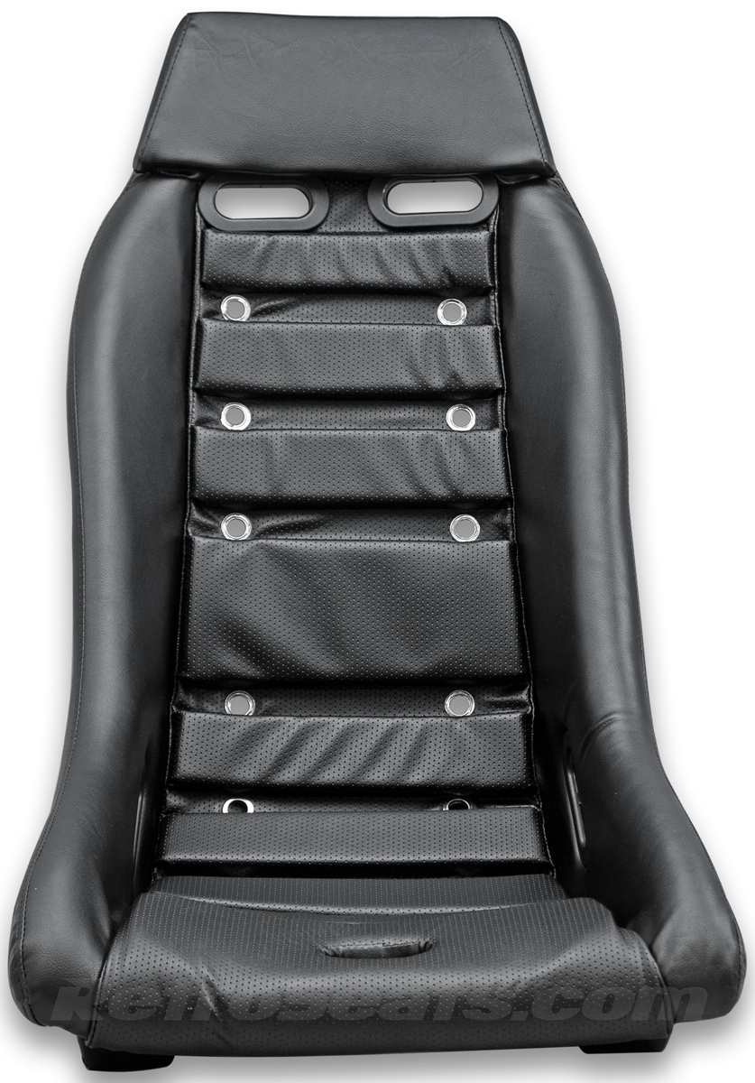 R1 Retro Classic Vintage Racing Bucket Seats (Perforated w/ Grommets ...